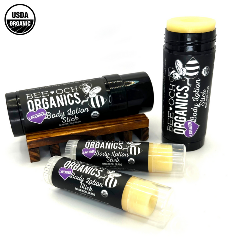 Organic Body Lotion Stick - Bee-Och Organics